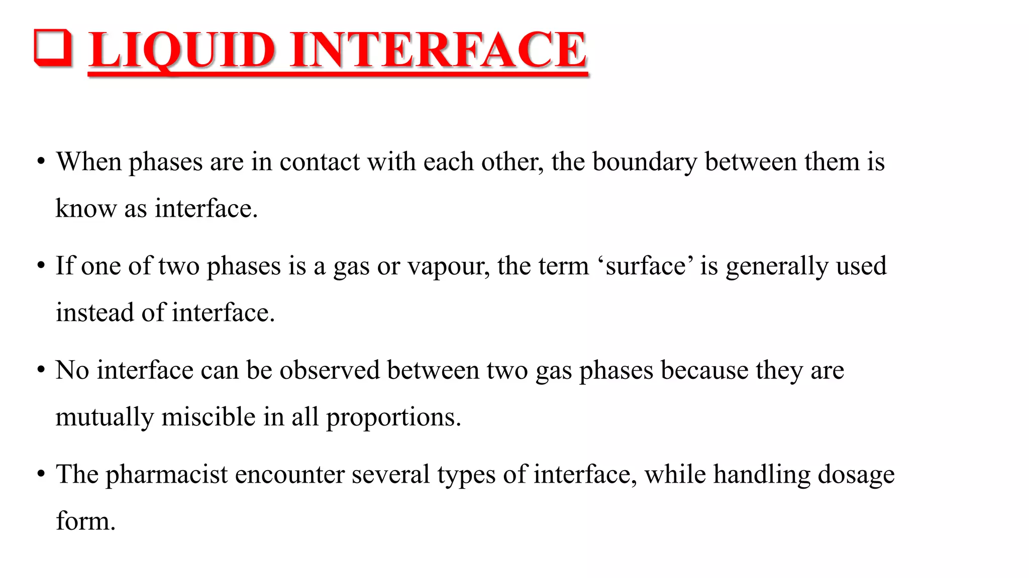 Physical Pharmaceutics-I Unit-III Surface and Interfacial tension (Part ...