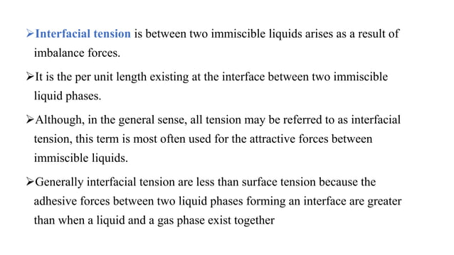 Physical Pharmaceutics-I Unit-III Surface and Interfacial tension (Part ...