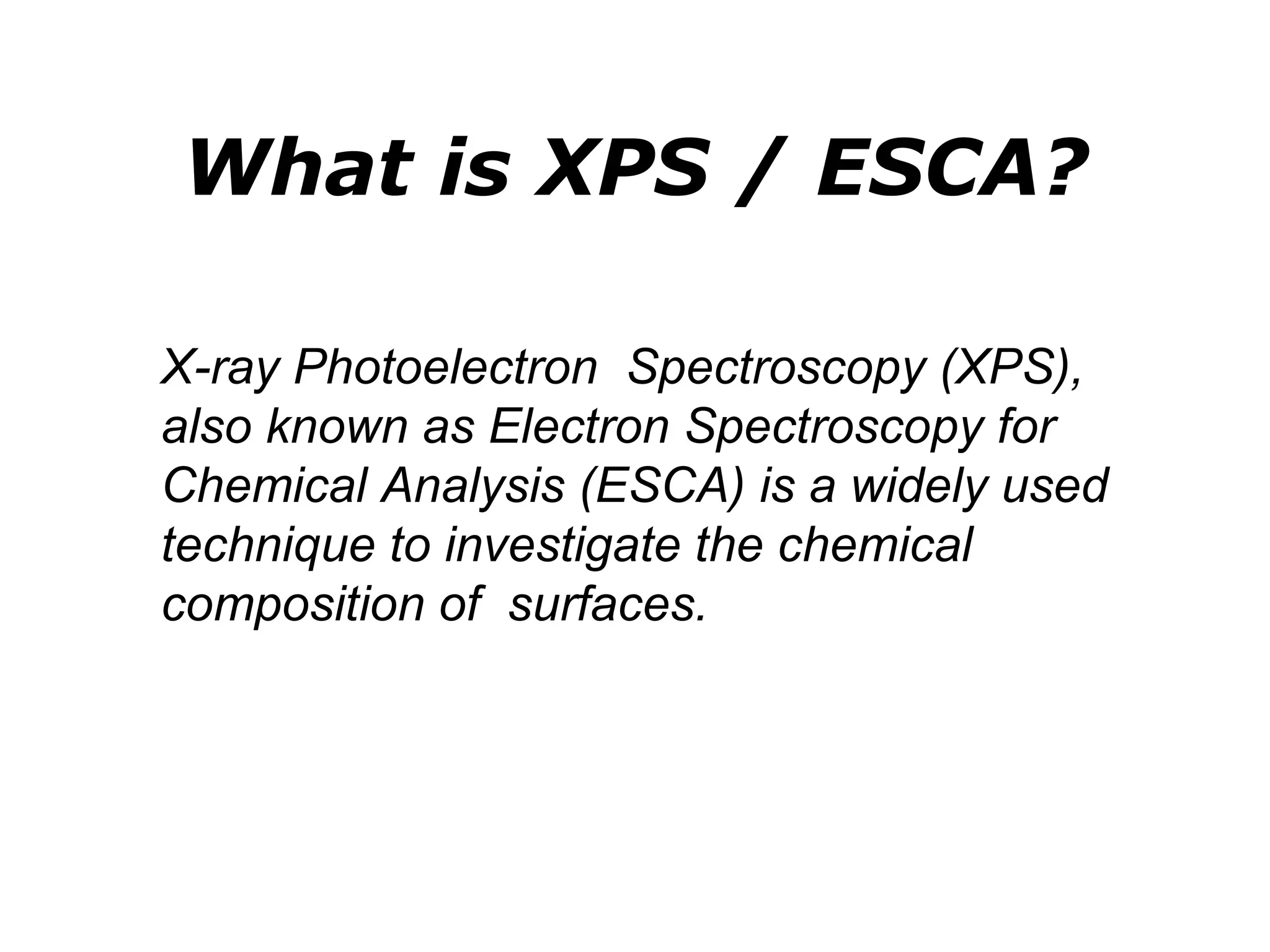 Surface and Materials Analysis Techniques | PPT