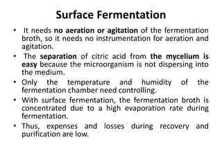 Surface and submerged fermentation | PPT