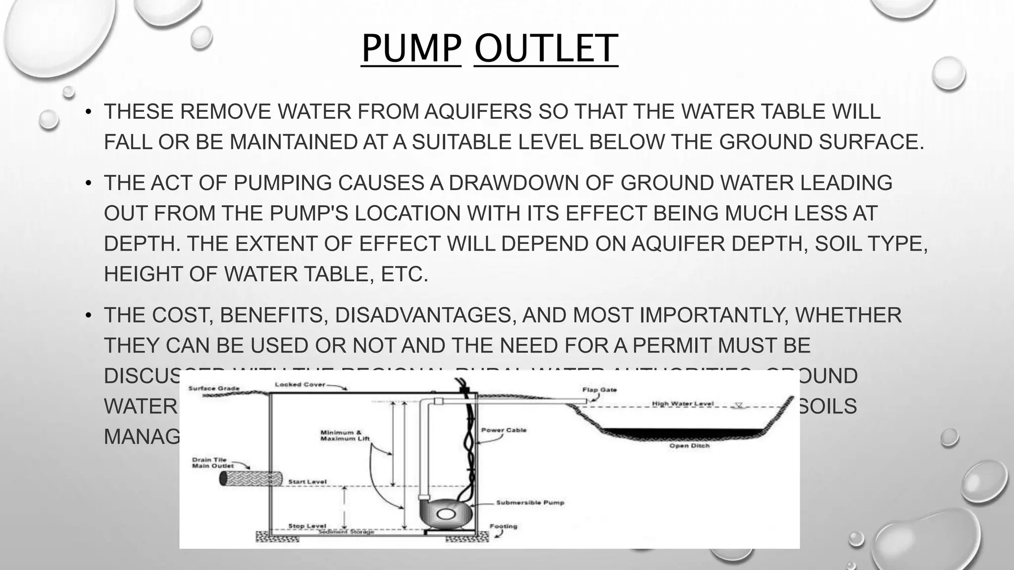 Surface And Subsurface Tile Drainage Pptx