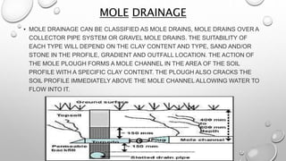 Surface and Subsurface Tile Drainage | PPTX