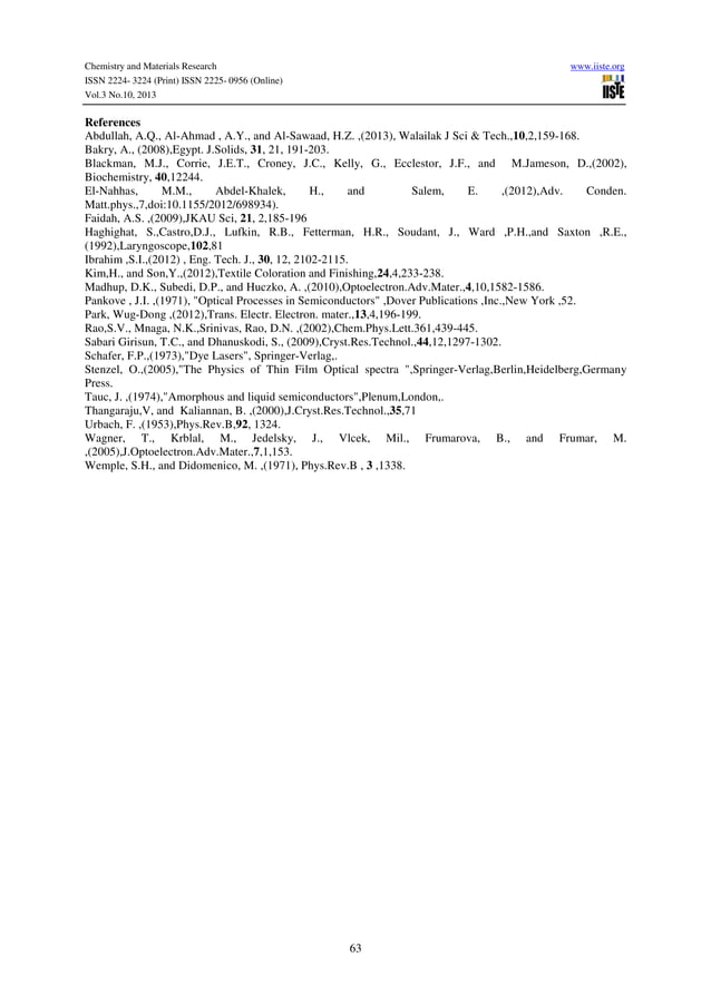 Surface and volume energy loss , optical conductivity of rhodamine 6 g ...