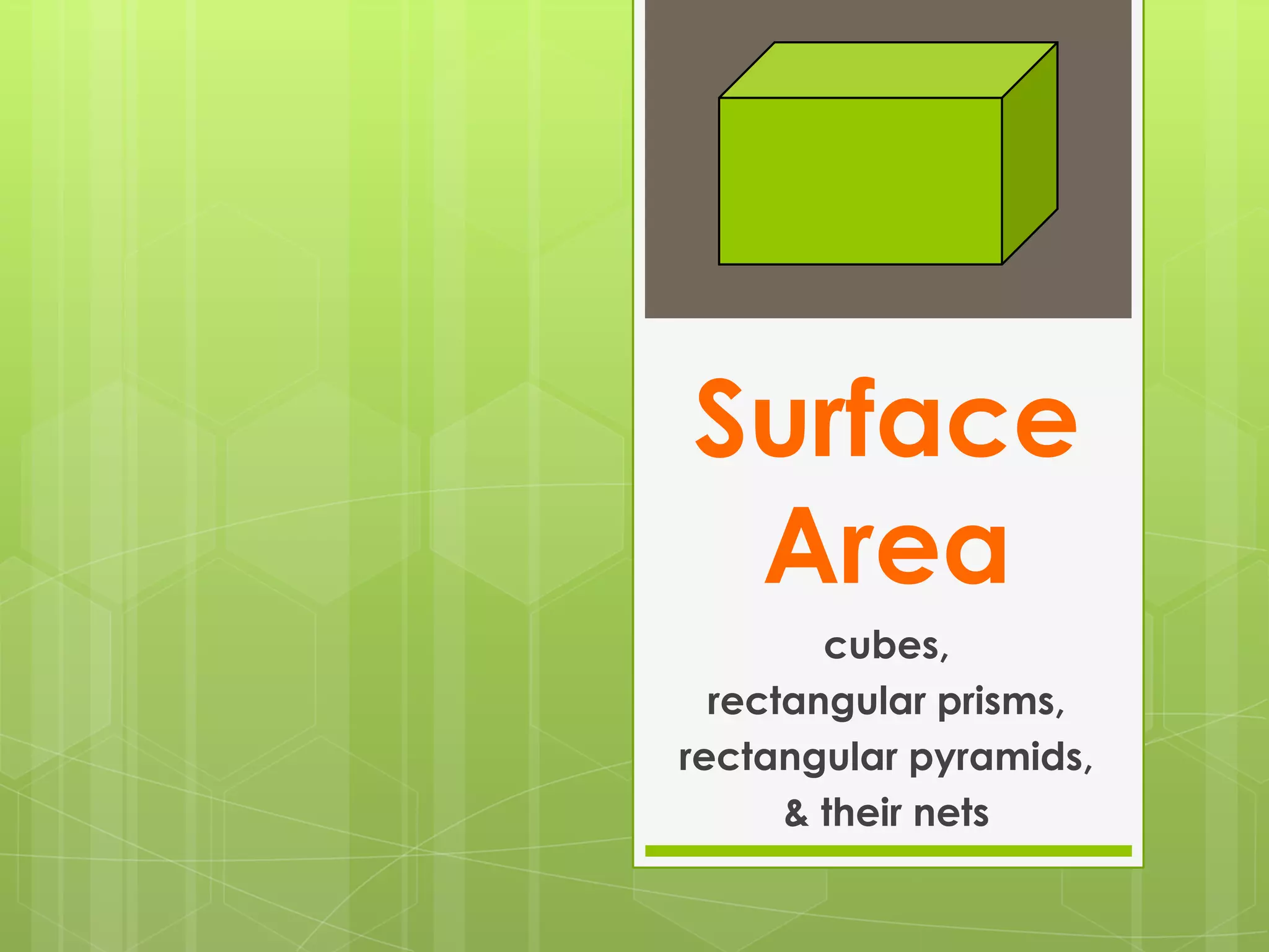 Surface area | PPTX
