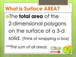 Surface area | PPTX
