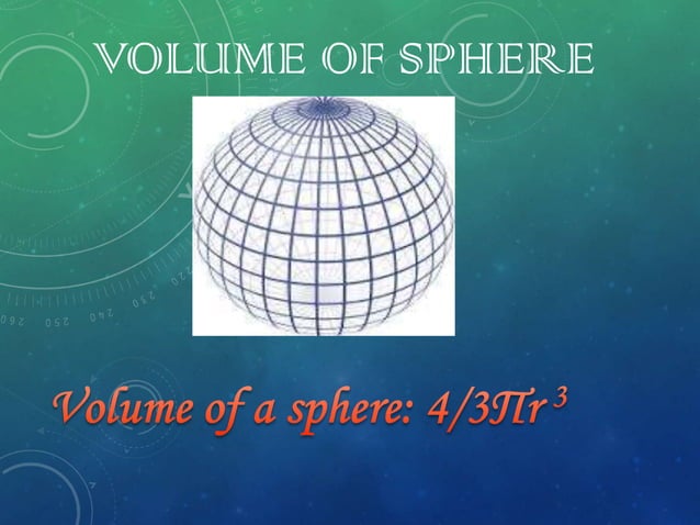 surface area and volume ppt for class 10 | PPTX | Physics | Science
