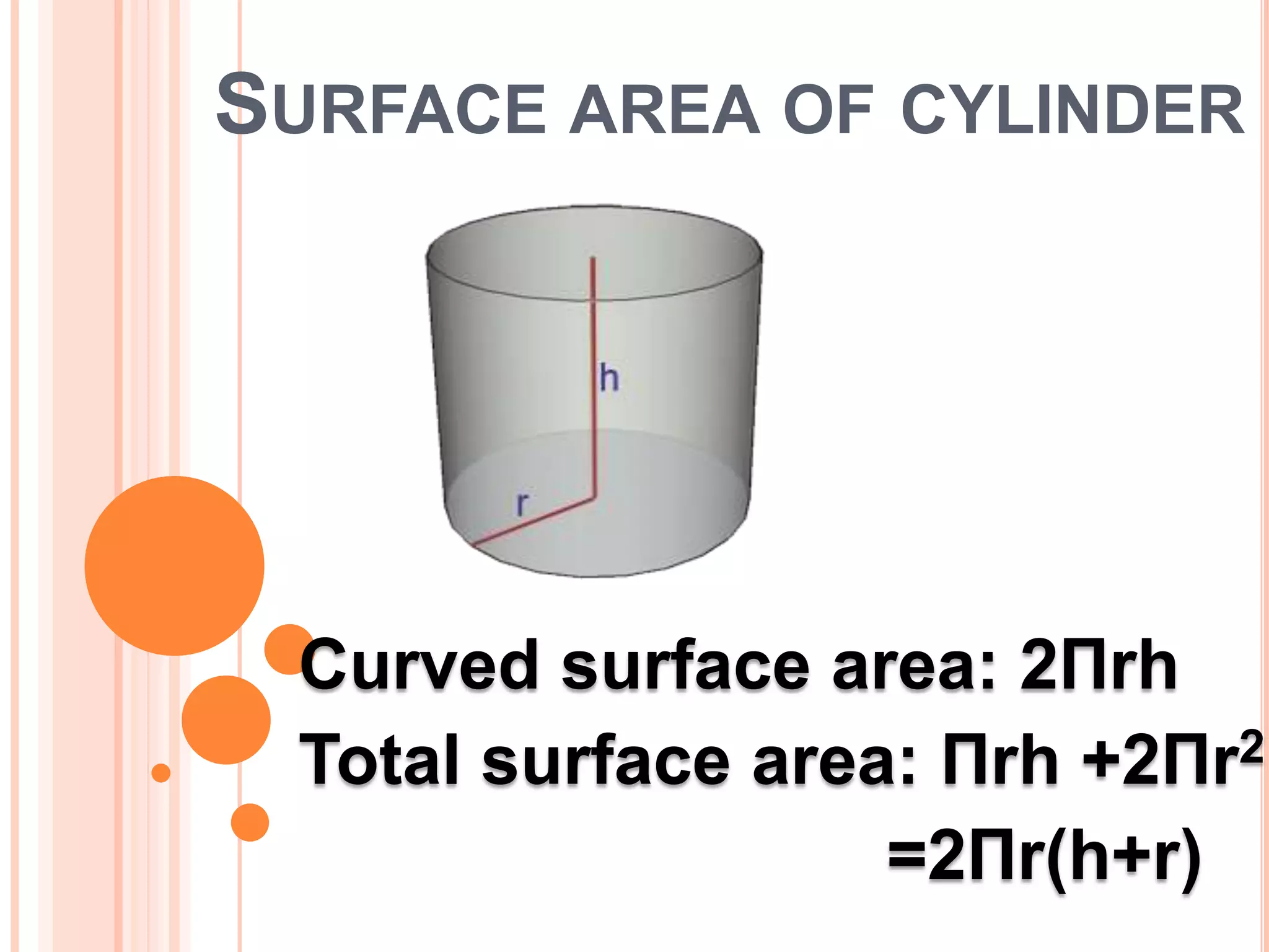 Surface area and volume... | PPT
