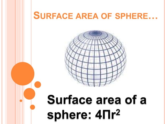 Surface area and volume... | PPT