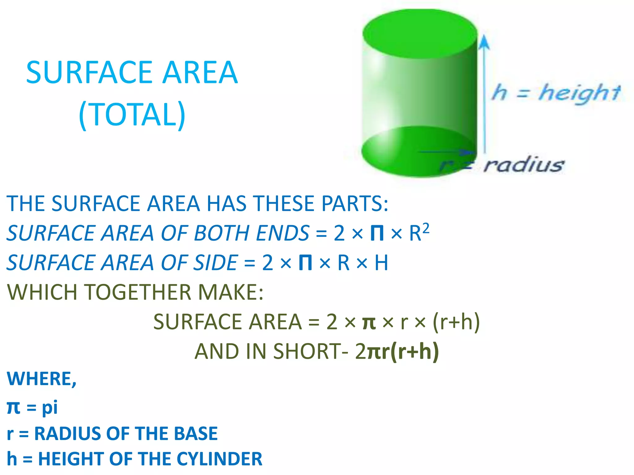 SURFACE AREA AND VOLUME | PPTX