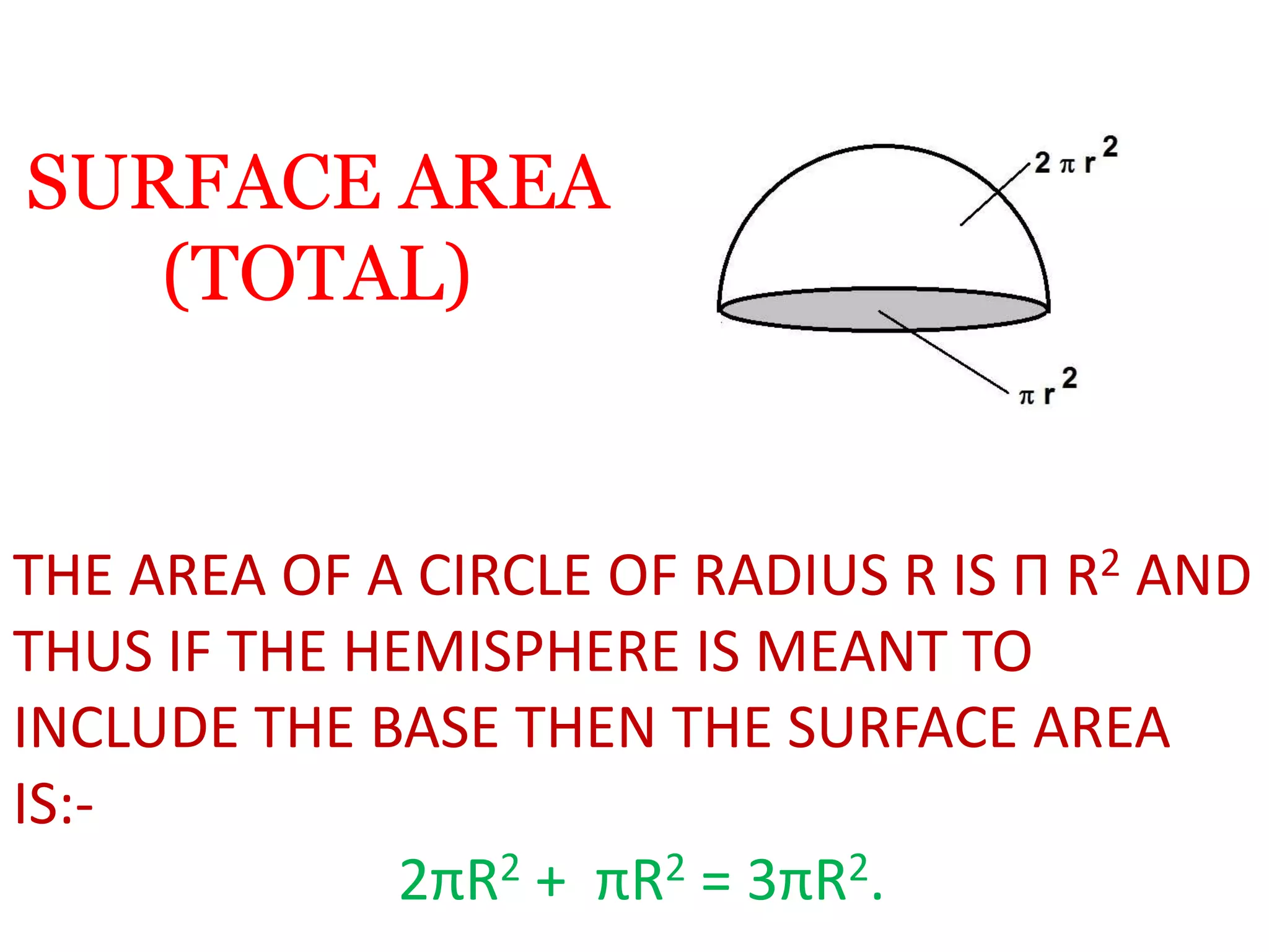 SURFACE AREA AND VOLUME | PPTX