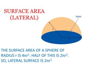 SURFACE AREA AND VOLUME | PPTX