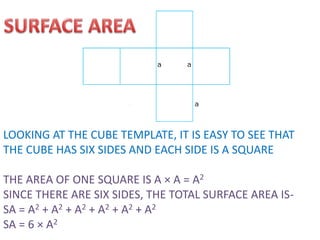 SURFACE AREA AND VOLUME | PPTX
