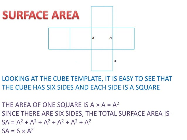 SURFACE AREA AND VOLUME | PPTX | Physics | Science
