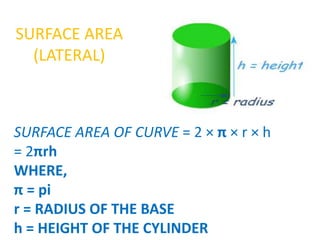 SURFACE AREA AND VOLUME | PPTX