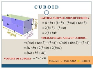 Surface area and volume | PPT