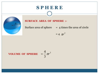 Surface area and volume | PPT | Free Download