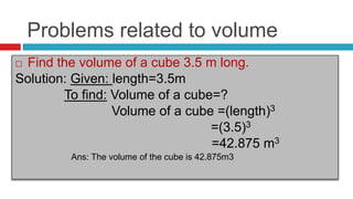 Surface area and volume.pptx | Physics | Science
