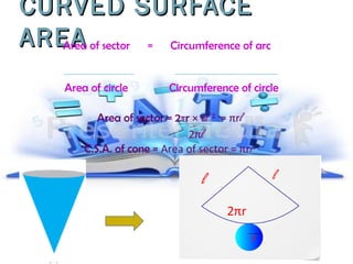 Surface area and volume by CHANDAN KUMAR SETHY , CLASS - 10th | PPT