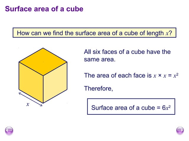 Surface area and volume of cuboids | PPT | Physics | Science