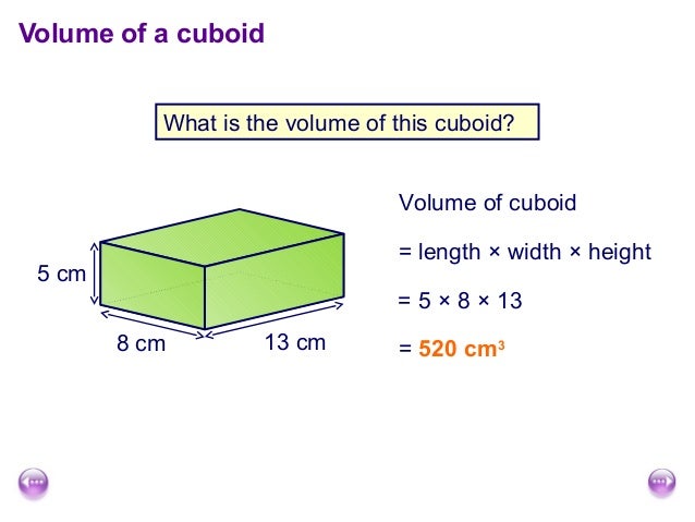 Surface Area And Volume Of Cuboids surface-area-and-volume-of-cuboids