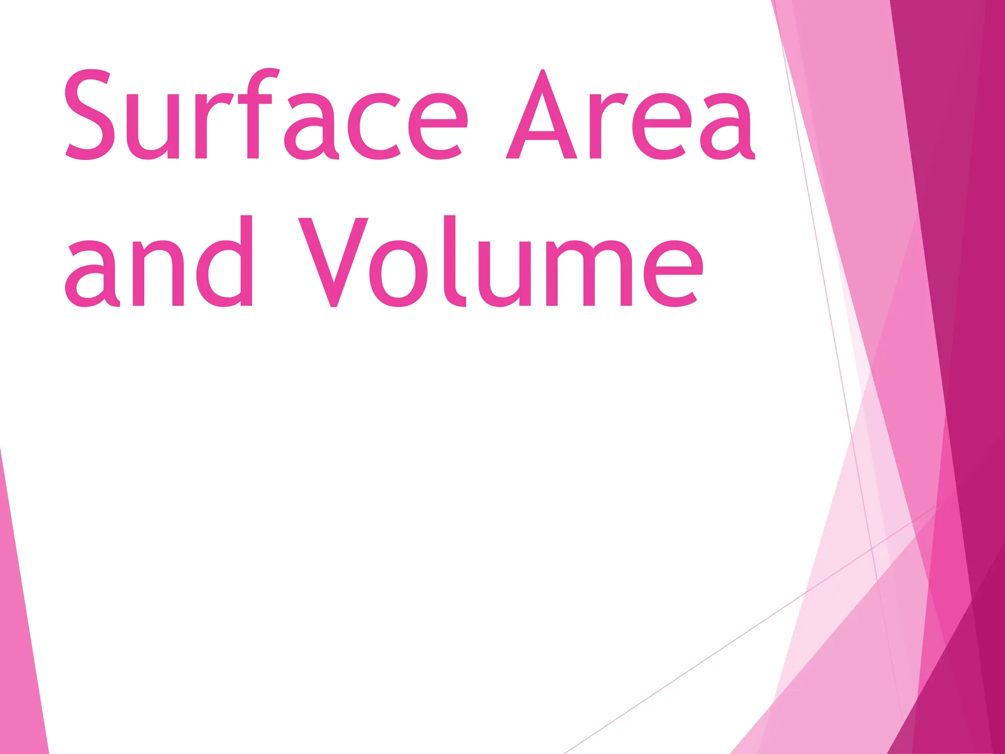Surface Area and Volume PowerPoint.ppt helping | PPT