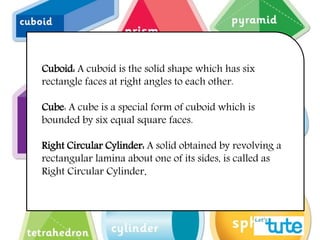 Surface area and volume - Mathematics | PPTX