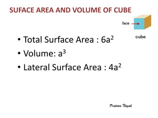 Surface area and volume ssolids | PPT