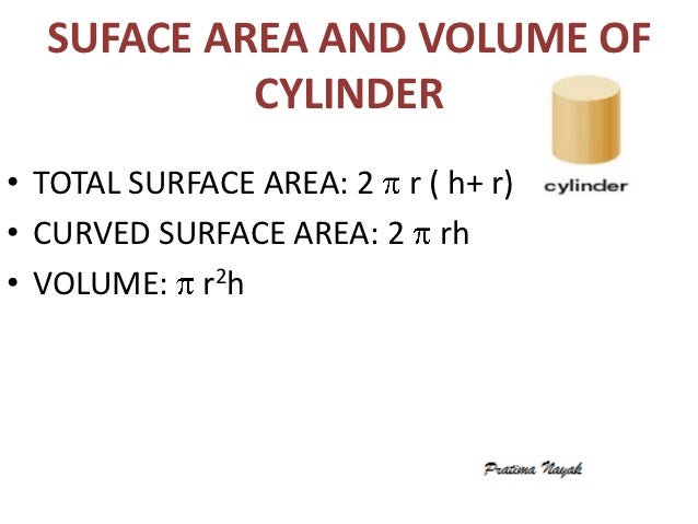 Surface area and volume ssolids