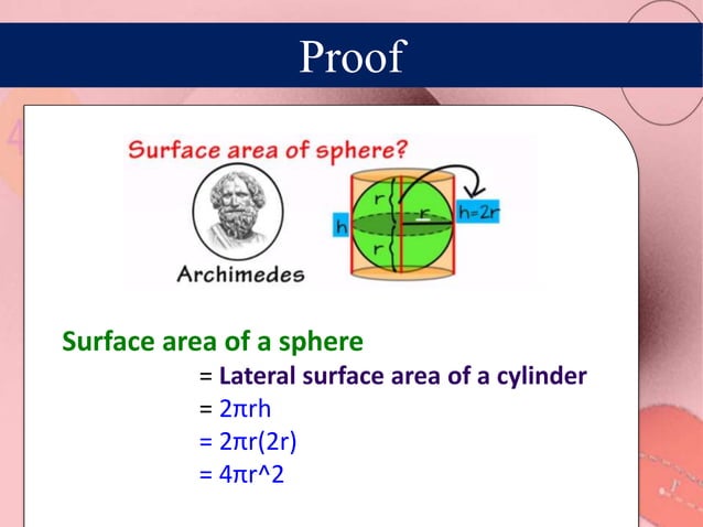 Surface area of a sphere , hemisphere .pptx