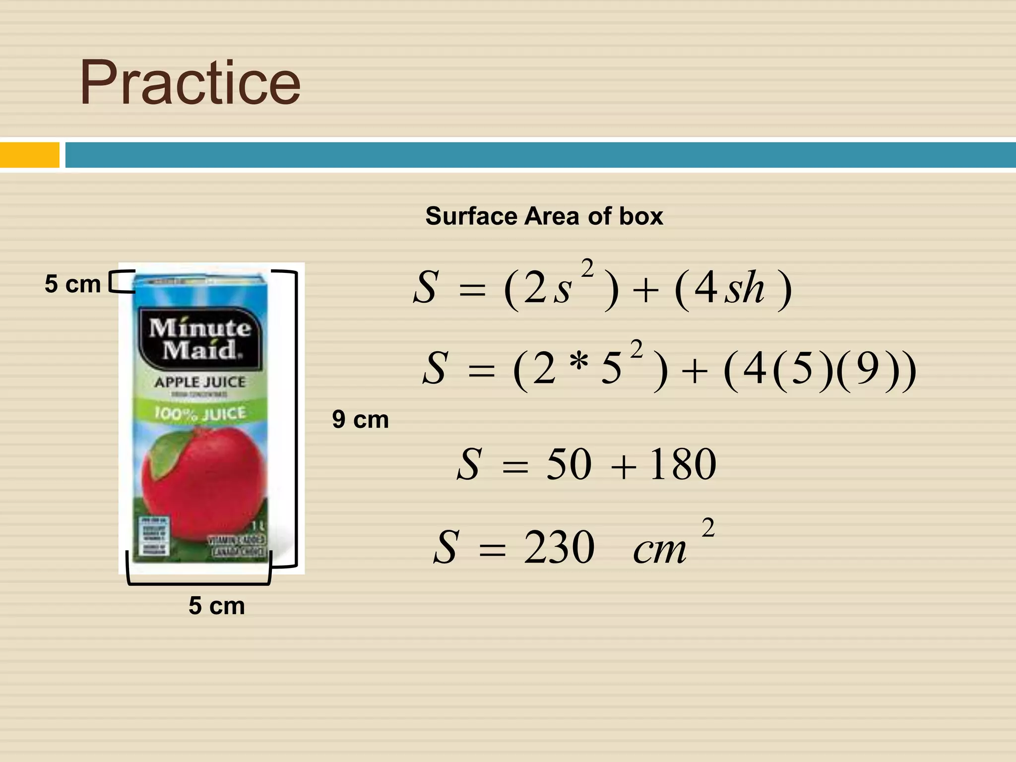 Surface Area Of Solids | PPTX