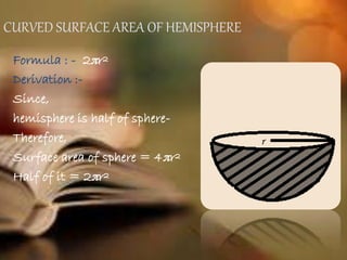 Surface areas and volume | PPT