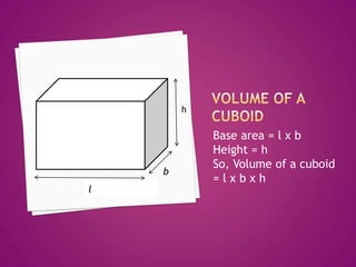 Surface areas and volume | PPTX