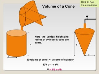 Surface areas and volumes | PPT