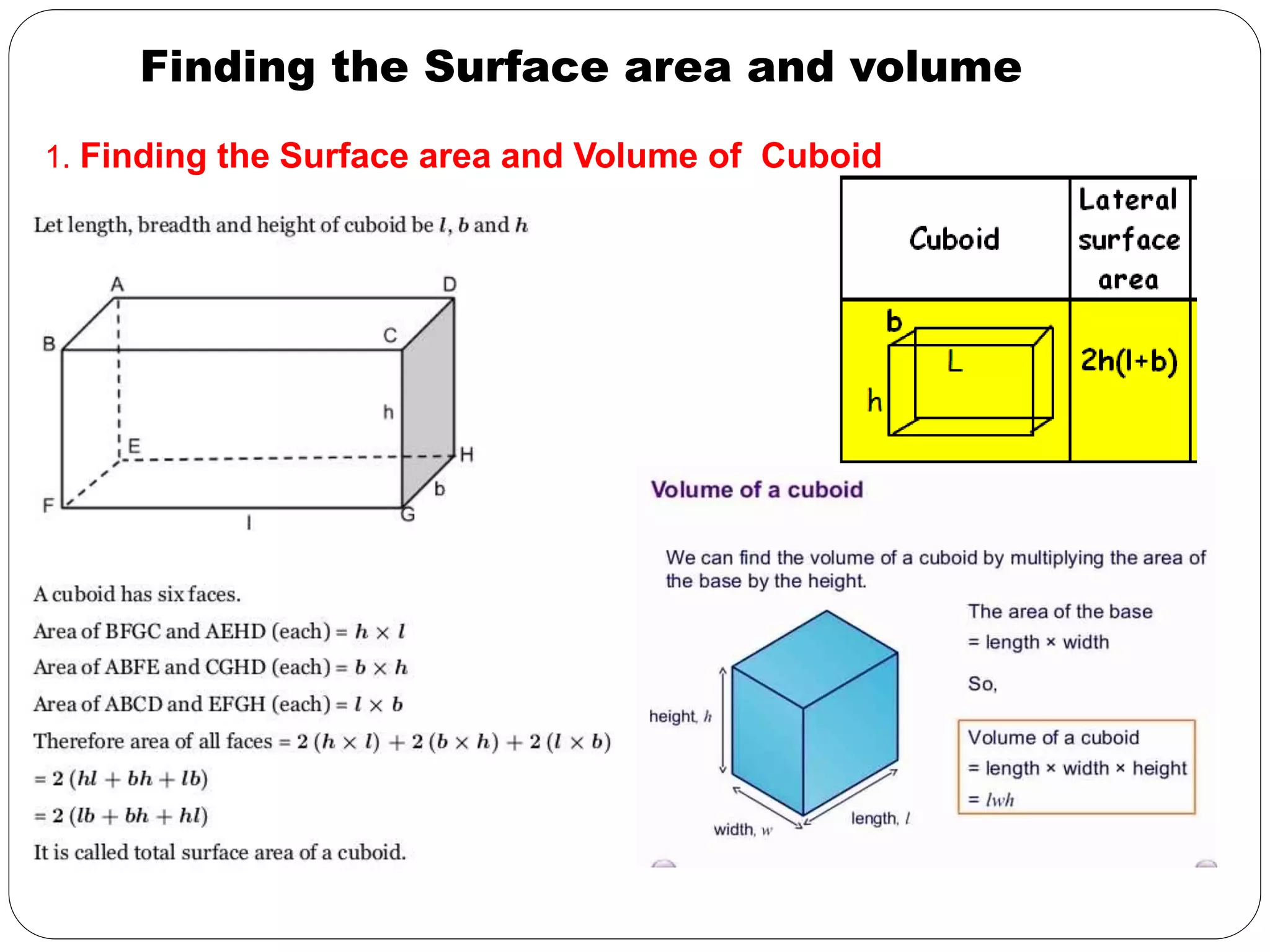 Surface areas and volumes, Chapter-13 | PPTX