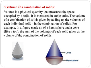 Surface areas and volumes, Chapter-13 | PPTX