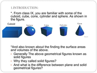 Surface areas and volumes, Chapter-13 | PPTX