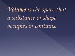 Surface areas and volumes ppt | PPTX