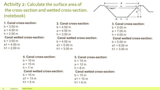SURFACE AREAS OF CANAL CROSS-SECTIONS AND FARMS.pptx