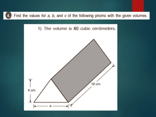 Surface area and volume of solids. Download the power point ...