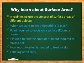 Calculating the Surface Area & Volume.pptx