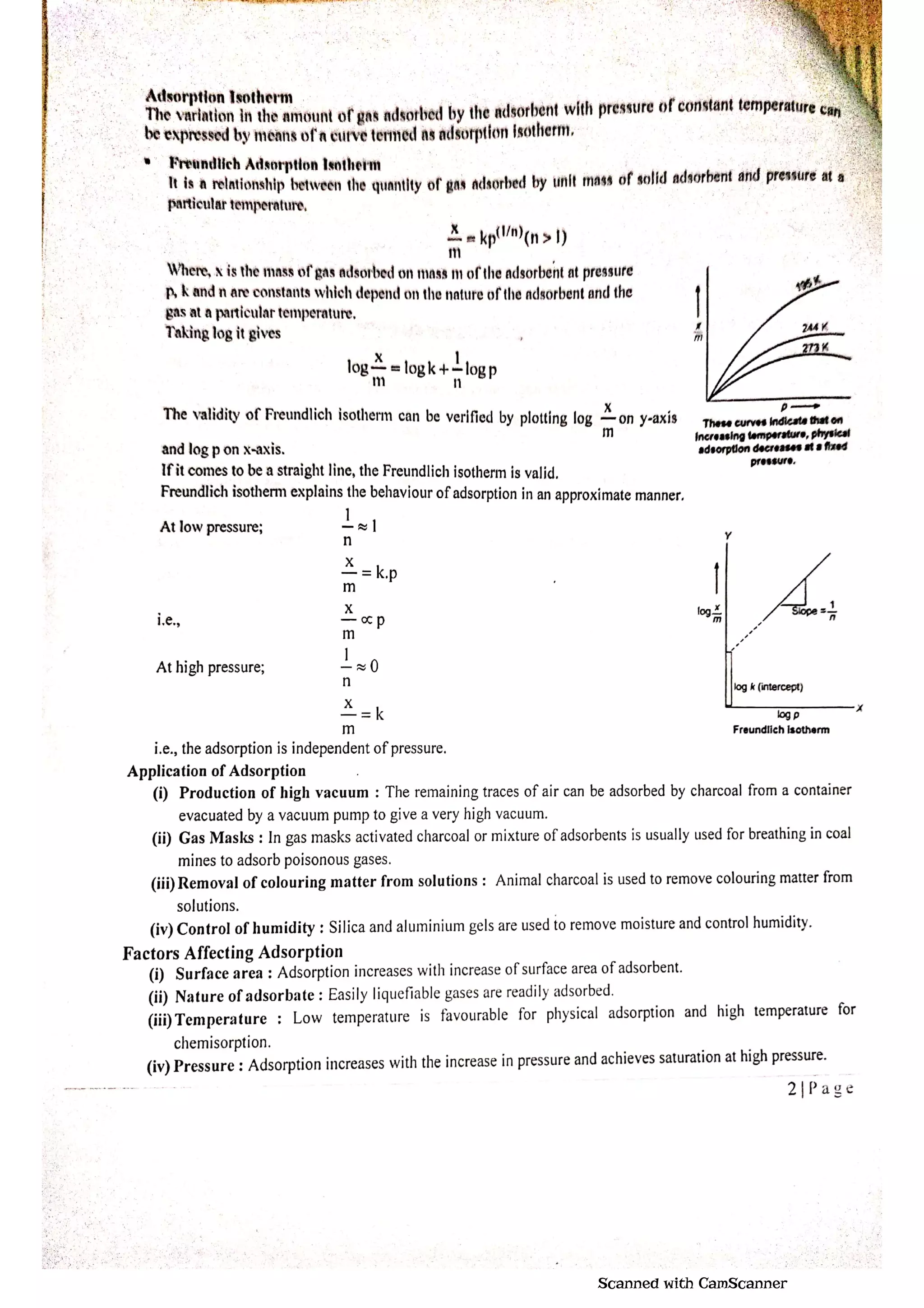 Surface chemistry | PDF