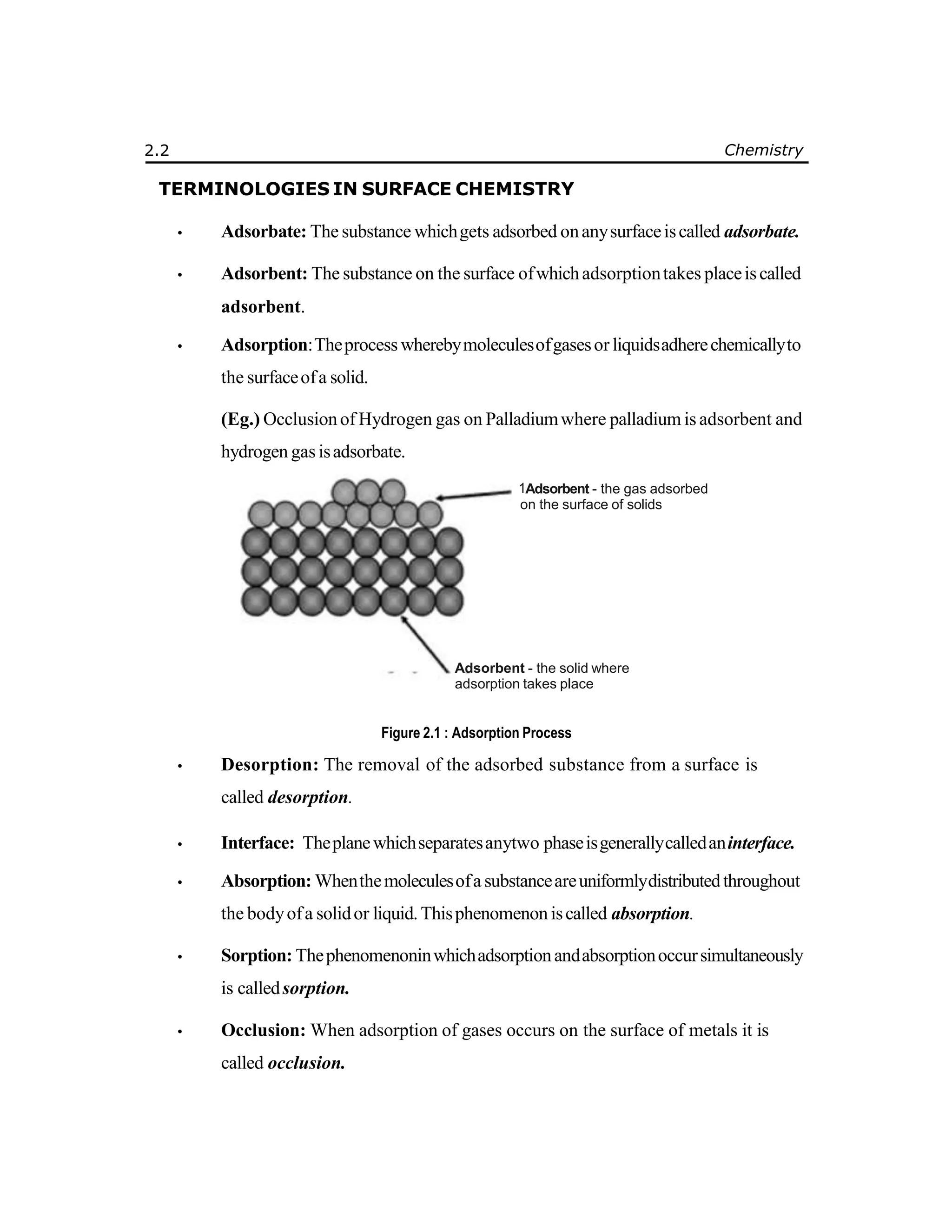 Surface chemistry | PDF