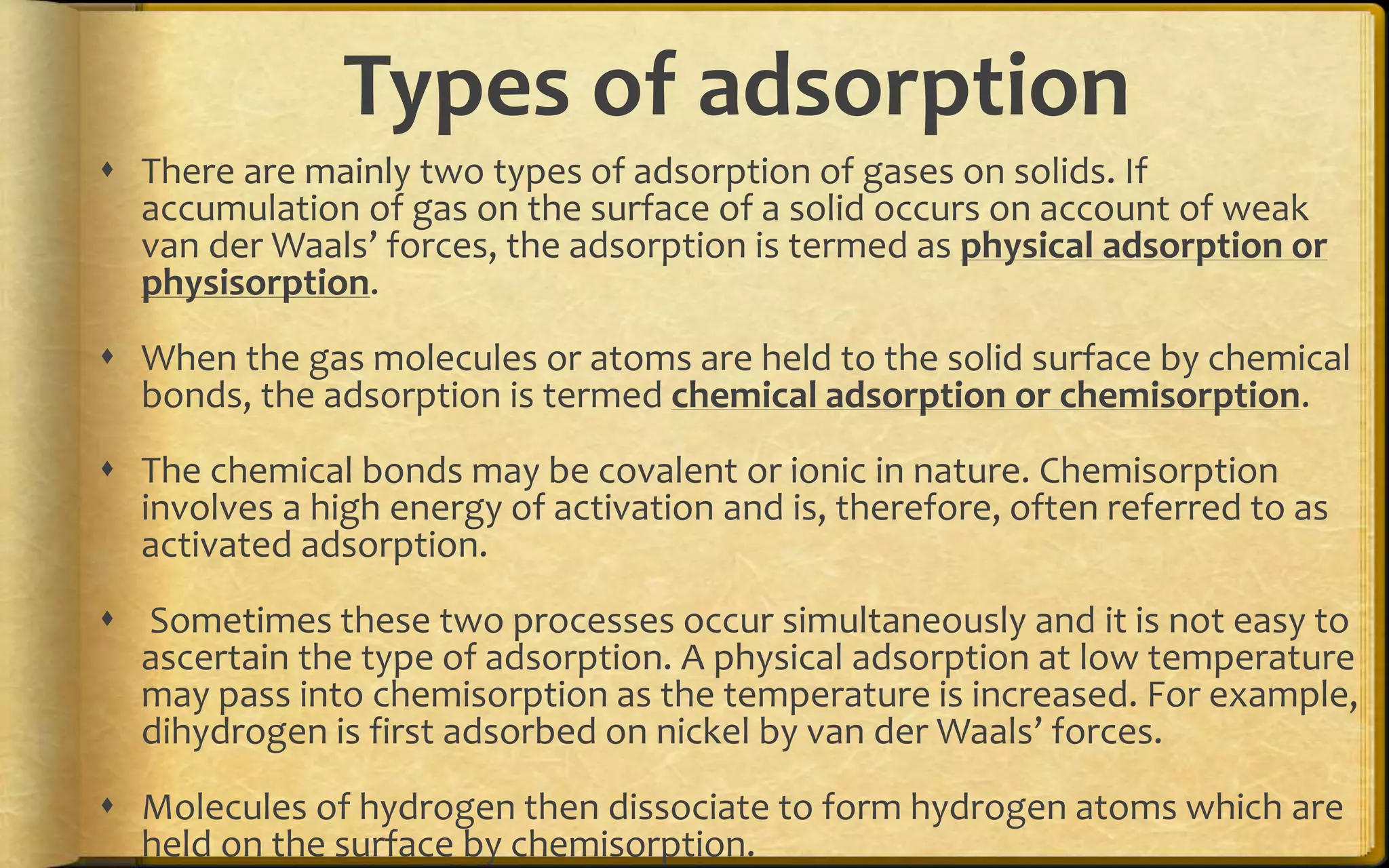 Surface chemistry ppt CLASS 12 CBSE CHAPTER 5 | PPTX