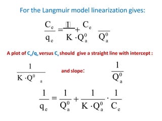 Physical adsorption, chemisorption, Freundlich’s expression, Langmuir adsorption isotherm | PPT