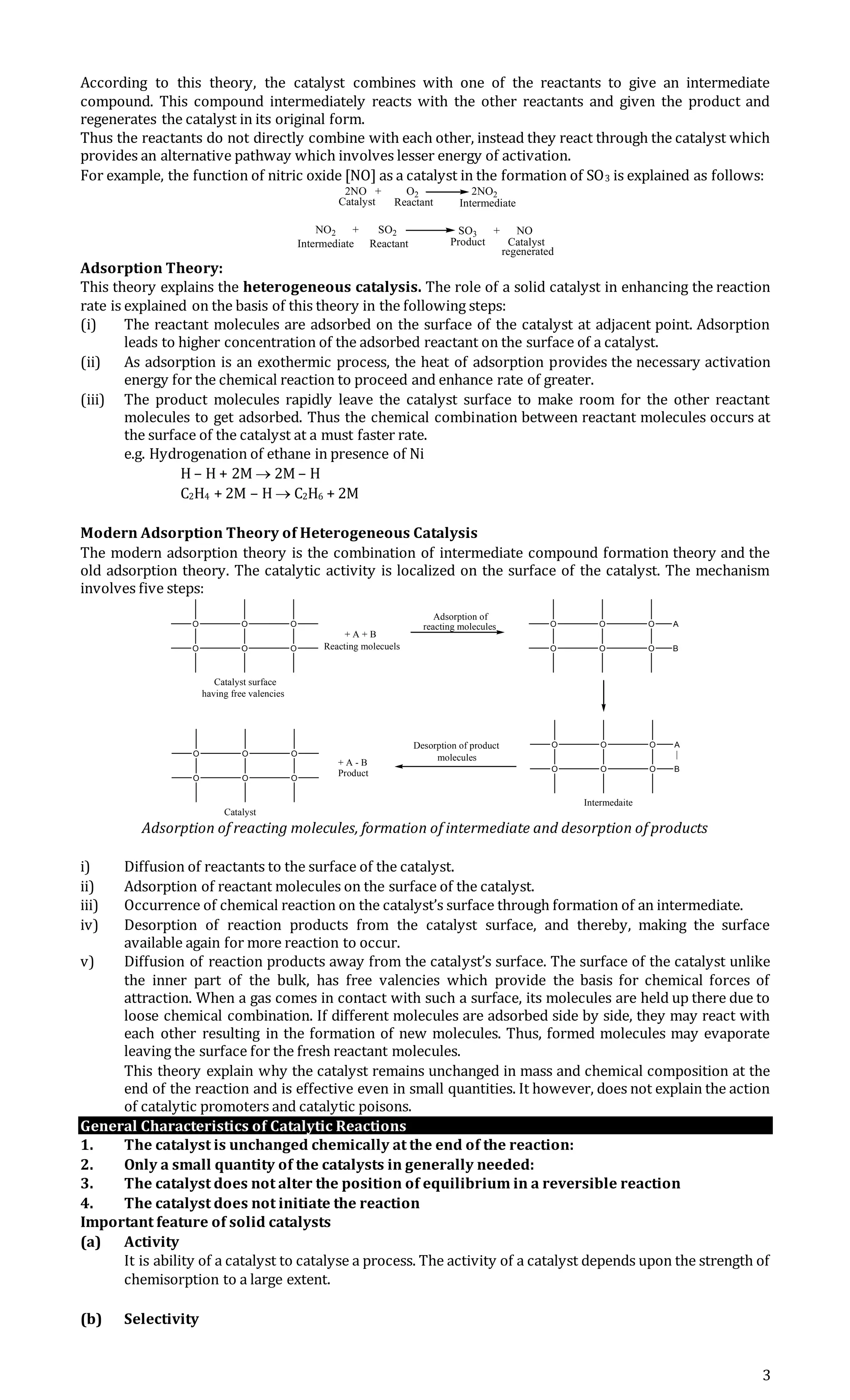 Surface chemistry notes | DOCX