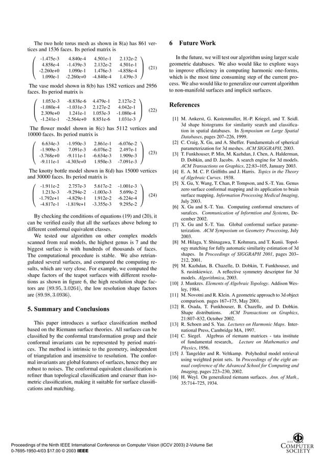 Surface Classification Using Conformal Structures Pdf