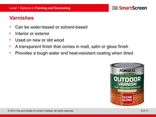 Surface coatings | PPT