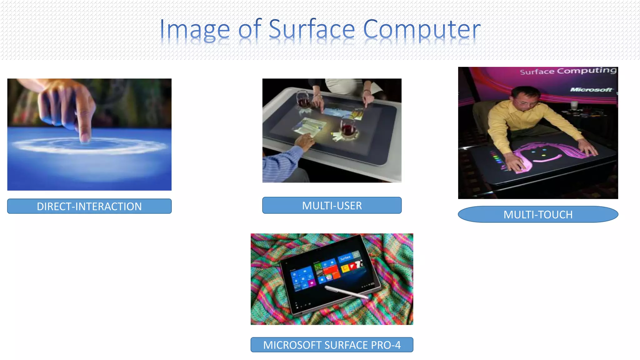 Surface computer | PPT