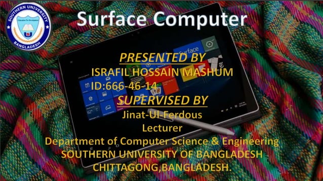 Surface computer | PPT