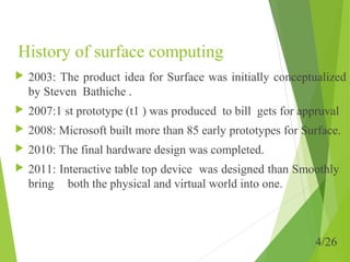 Surfacecomputerppt 130813063644-phpapp02 | PPT
